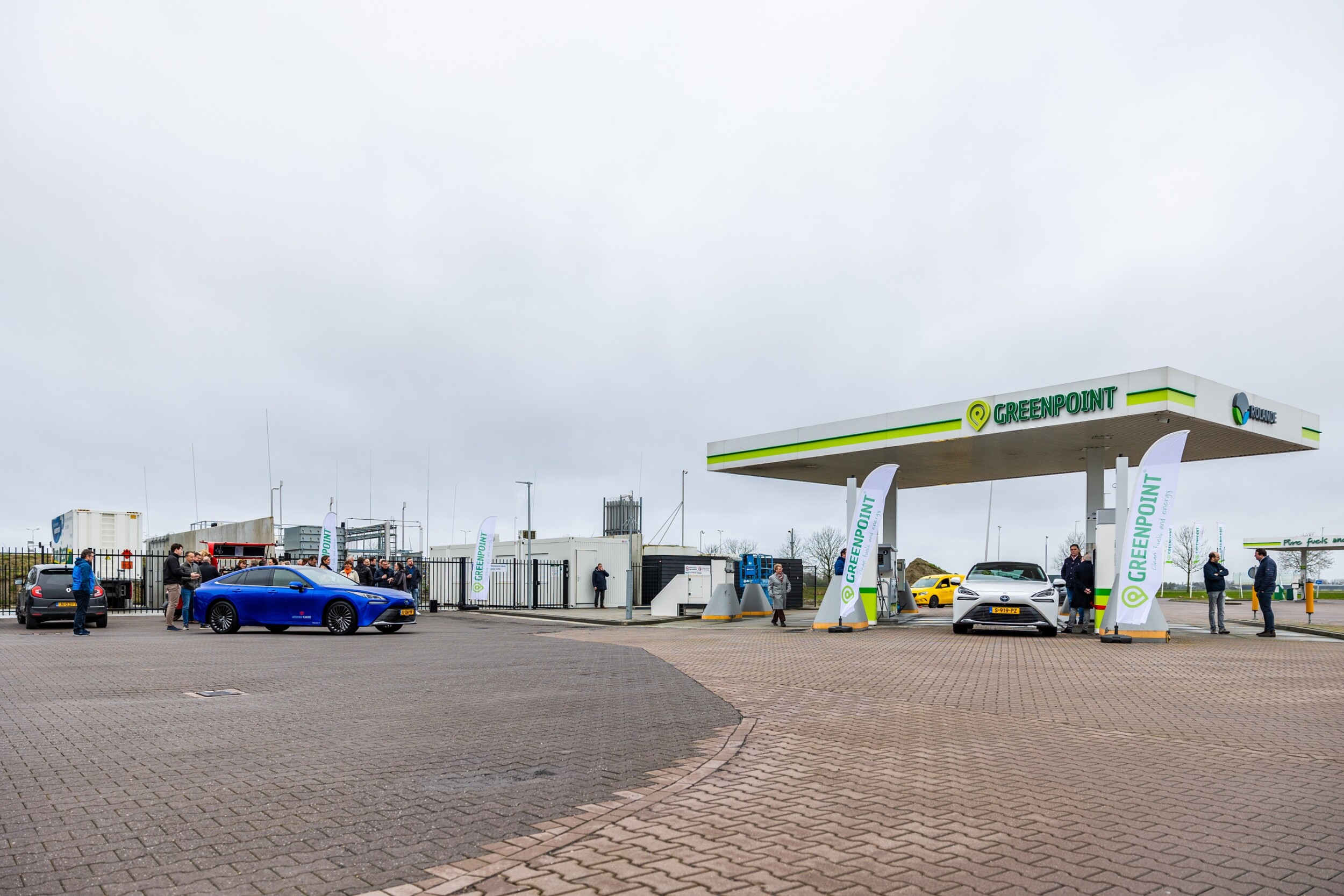Greenpoint opent haar 3de waterstof tankstation in Oude-Tonge